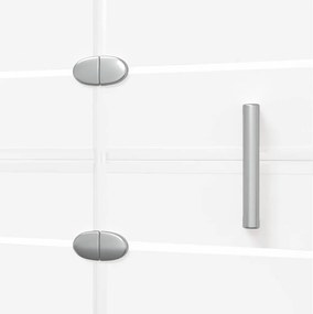 Skládací sprchový kout ESG 100 x 140 cm bílý 150738