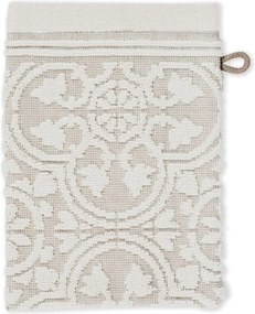 Pip Studio ručníky z bavlněného froté Tile de Pip, khaki (Luxusní ručníky z bavlněného froté v designu Tile de Pip barvě khaki)