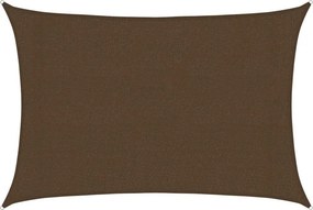 Plachta proti slunci 160 g/m² hnědá 3 x 4,5 m HDPE 311788