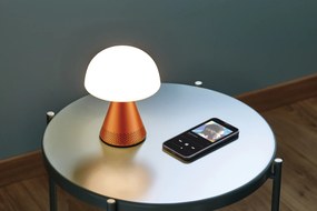 Led lampa Mina Audio s bluetooth reproduktorem L zlatá
