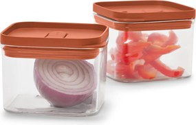 Tchibo - Čtvercové dózy na potraviny - barva: transparent