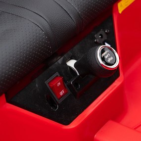 Ramiz Elektrická bugina Racing 5 pro děti červená + motory 2x200W + dálkové ovládání + LED audio + pomalý start