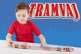 RAPPA Kovová česká retro tramvaj 16 cm / od 3 let