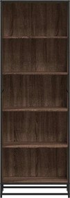 Knihovna hnědý dub 60 x 35 x 170,5 cm kompozitní dřevo 3300854