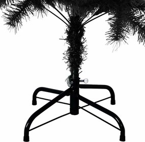 Umělý vánoční stromek se stojanem černý 150 cm PVC 321000