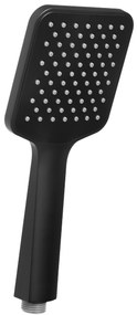 Invena Trend, ruční sprchová hlavice s 1 funkcí, černá, INV-AS-91-004-S