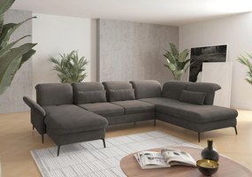 XXXLutz SEDACÍ SOUPRAVA, textil, barvy grafitu Sit & More - Sedací soupravy - 00014401181K
