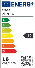 EMOS LED žárovka Filament 18W E27 Barva světla: Teplá bílá ZF2D82