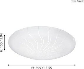Eglo 96091 - LED stropní svítidlo MARGITTA 1 LED/16W/230V