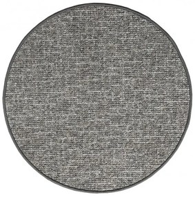 Vopi | Kusový koberec Alassio hnědý - Kulatý 67 cm průměr