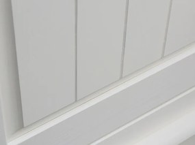 Bílý nábytek Dřevěná vitrína Belluno Elegante 2d, bílá, masiv, borovice