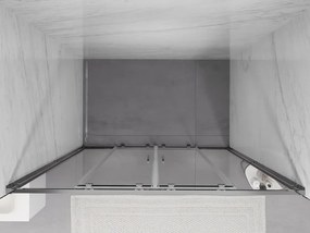 Mexen Exo, 2-křídlé posuvné 130x200 cm, 6mm čiré sklo, chromový profil, 8152-130-000-01-00
