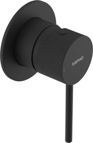 Sapho Ultrasan - Sprchová baterie pod omítku, s tělesem, matná černá UT041VB