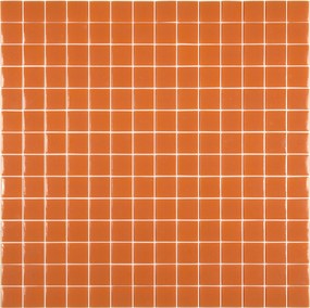 Hisbalit Skleněná mozaika oranžová Mozaika 304C MAT 2,5x2,5 2,5x2,5 (33,33x33,33) cm - 25304CMH