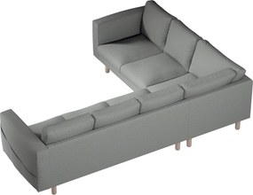 Potah na pohovku IKEA Norsborg rohová 5-místná barva modrá látka pletený vzor