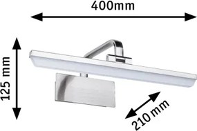 Paulmann 95572 - LED/9,5W Obrazové svítidlo RENAN 230V 40 cm matný chrom