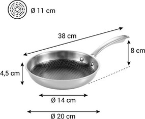 TESCOMA Pánev SteelCRAFT ø 20 cm