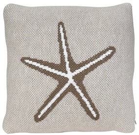 OnaDnes -20% Šedý bavlněný dětský polštář Quax Starfish 30 x 30 cm