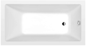 Polysan - Vana 160x80 cm, matná bílá 71722.11