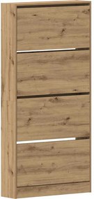 Skříň na obuv 80 x 21 x 163,5 cm Kompozitní dřevo 3334026