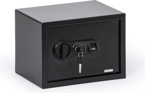Nábytkový sejf s elektronickým zámkem a čtečkou otisků prstů, 250 x 350 x 250 mm
