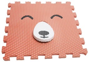 Vylen Pěnové podlahové puzzle Minideckfloor Liška Tmavě oranžová 340 x 340 mm
