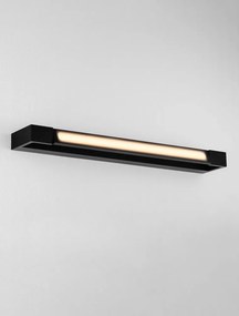 Matně černé hliníkové LED nástěnné svítidlo Arga – Nova Luce
