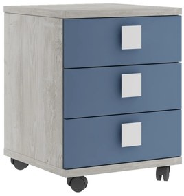 Aldo Noční stolek, kontejner na pojezdech - smoky blue, cascina