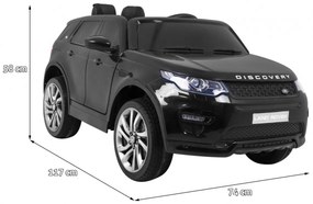 HračkyZaDobréKačky Elektrické autíčko Land Rover Discovery černé