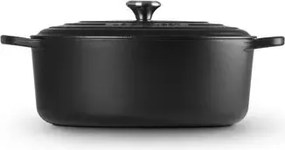 Le Creuset Signature Oválný hrnec s poklicí 35 cm černá