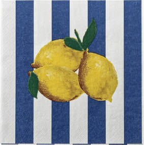 Papírové ubrousky v sadě 20 ks 33x33 cm Limone – Bloomingville