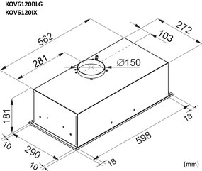 Kluge Odsavač par Kluge KOV6120BLG