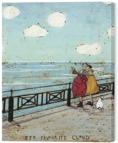 Obraz na plátně Sam Toft - Her Favourite Cloud, (40 x 50 cm)