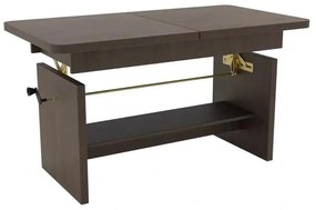 Konferenční stolek JANEK 2v1 | rozkládací 116-156 cm | jasan tmavý