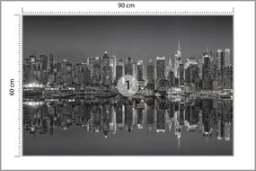 Fototapeta New York Odrazy V Černé A Bílé Samolepící tapety 270x180