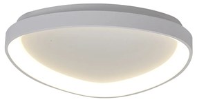 Mantra Niseko II, trojúhelníkové bílé stropní svítidlo LED 50W, 2700-5000K, dálk. ovládání, 61x61cm