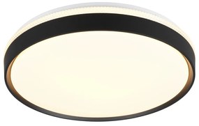 Černo-bílé LED stropní svítidlo ø 47 cm Spacy – Trio
