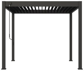 Outdoor Creations Hliníková pergola s lamelami ORION 300x300cm 4 stojky Barva: Bílá RAL 9016