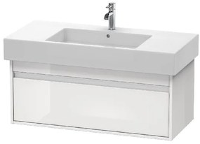Duravit Ketho - Umyvadlová skříňka 41x100x46 cm, 1 zásuvka, lesklá bílá KT669102222