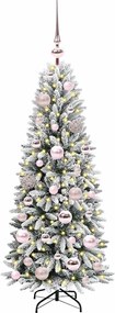 Umělý vánoční stromeček Bílá 120 cm PVC, plast, ocel a PE 3396023