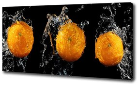 Wallmuralia Moderní fotoobraz canvas na rámu Pomeranče a voda 100x50