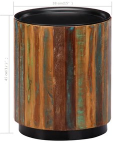 Konferenční stolek 38 x 45 cm masivní recyklované dřevo - Default Title
