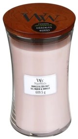 WoodWick Svíčka Vanilla & Sea Salt váza velká, 609,5 g