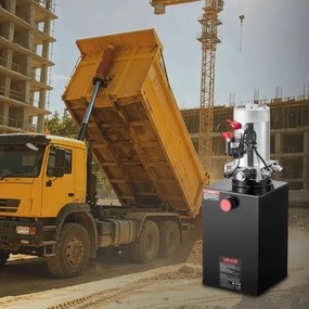 Hydraulický agregát 15 l, Maximální přetlak 22 MPa a průtok 3,4 l/min VEVOR