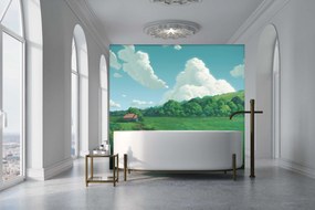 Malvis ® Tapeta Digitální malba krajiny Vel. (šířka x výška): 504 x 310 cm
