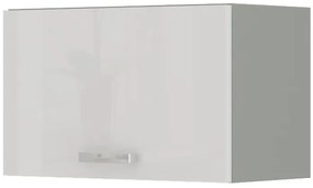 Horní kuchyňská skříňka Brunea 60 GU-36 1F (šedá + lesk bílý). 1024986