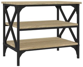 vidaXL Odkládací stolek dub sonoma 55 x 38 x 45 cm kompozitní dřevo
