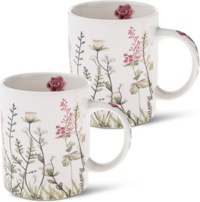 Sada porcelánových hrnků LETNÍ ZAHRADA 330 ml 2 ks