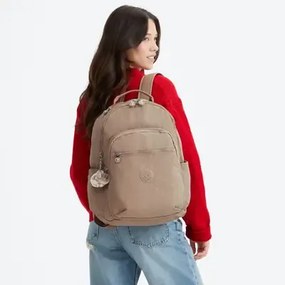 Kipling SEOUL Tan Beige / Školní batoh / Na notebook / Polyamid / Vodě