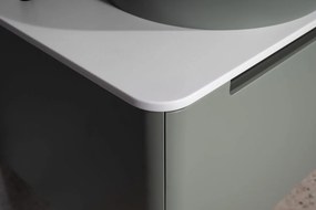 Sapho Kerala koupelnová skříňka 100 x 35 x 47,5 cm pod umyvadlo 1x zásuvka siena modrá KR100-4242